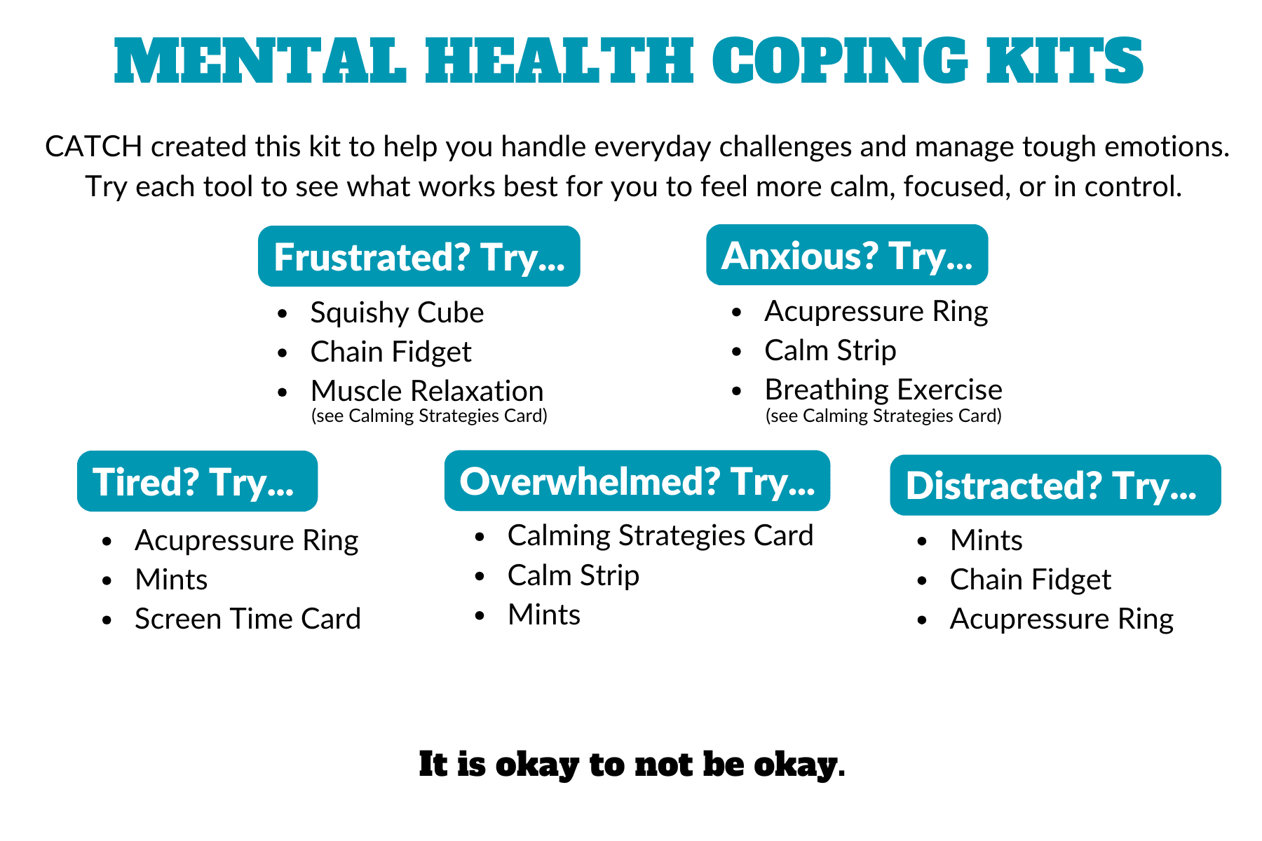 Coping Kits | CATCH