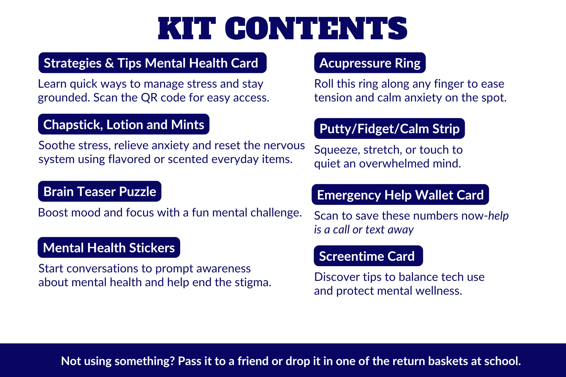 Coping Kits | CATCH