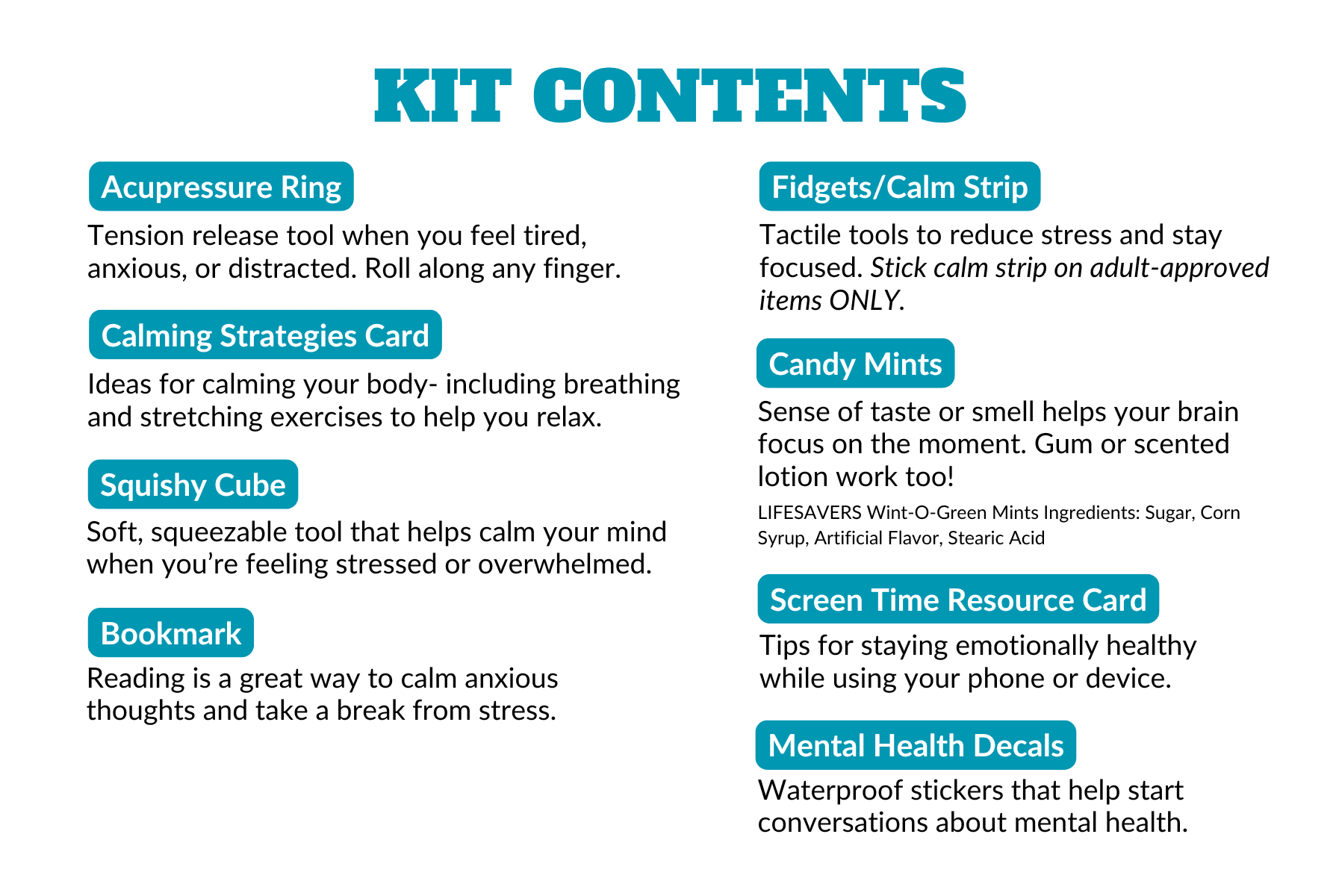 Coping Kits | CATCH